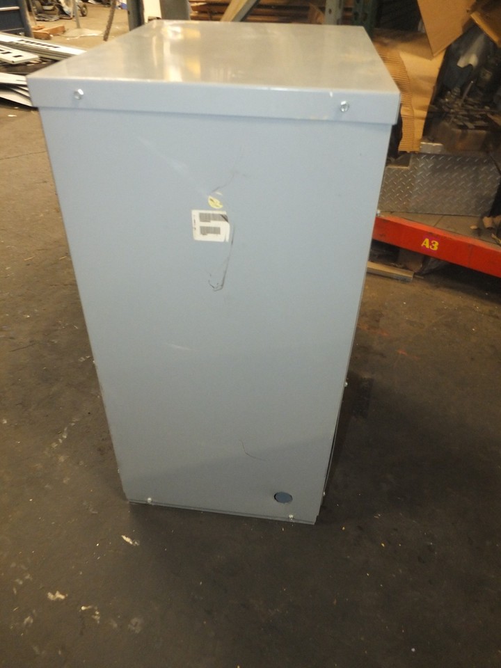 EATON CAT# V48M28T75 3Ø TRANSFORMER, 75 kVA, HV:480, LV:208Y/120 #467 ...
