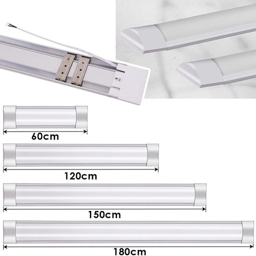 Batten LED Tube Light 1ft 2ft 3ft 4ft 5ft 6ft Slim Strip Garage Office ...