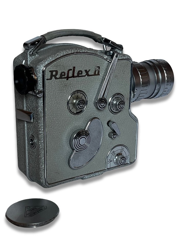 Camex Ercsam Reflex 8 Film Camera w/Angenieux Zoom Type-K1 f/1.8 lens ...