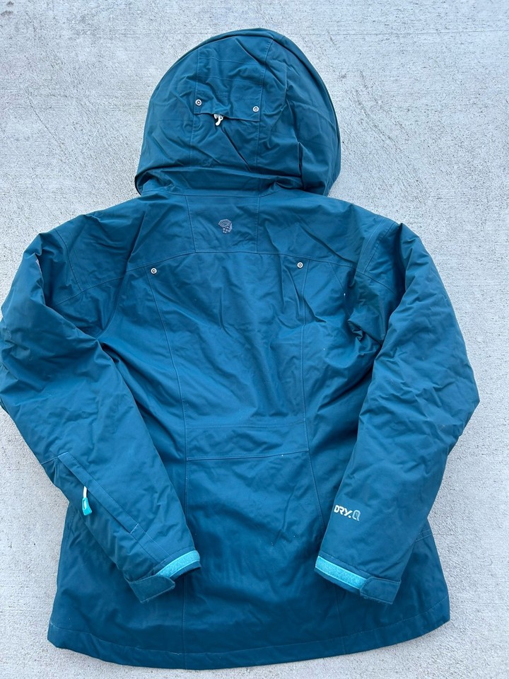 Excellent! Women's MOUNTAIN HARDWEAR Waterproof DRY Q. DOWN Ski Jacket ...