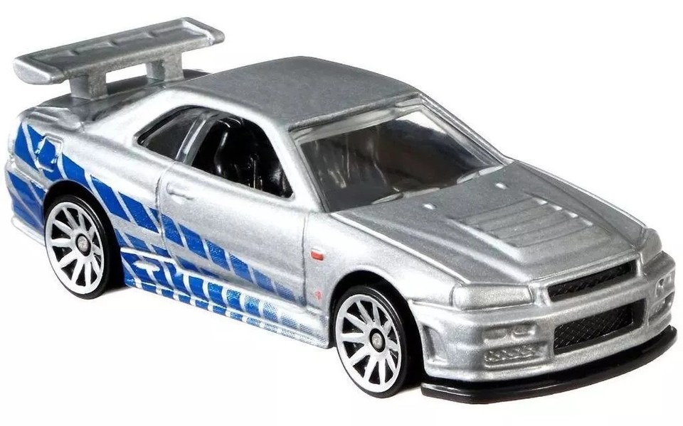 Minicar 1/64 Nissan Skyline Gt-R Bnr34 Hot Wheels Entertainment Theme ...