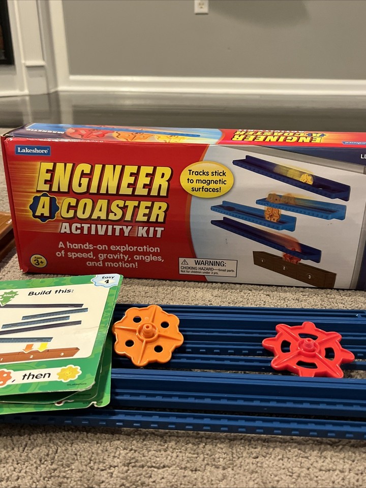 LAKESHORE Engineer A Coaster Activity Kit LL570 EDUCATIONAL STEM ...