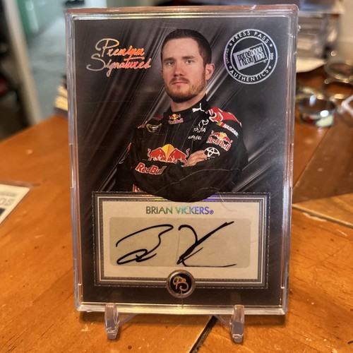 2010 + 2013 Press Pass Auto Cards Set Of 2: Brian Vickers And James ...