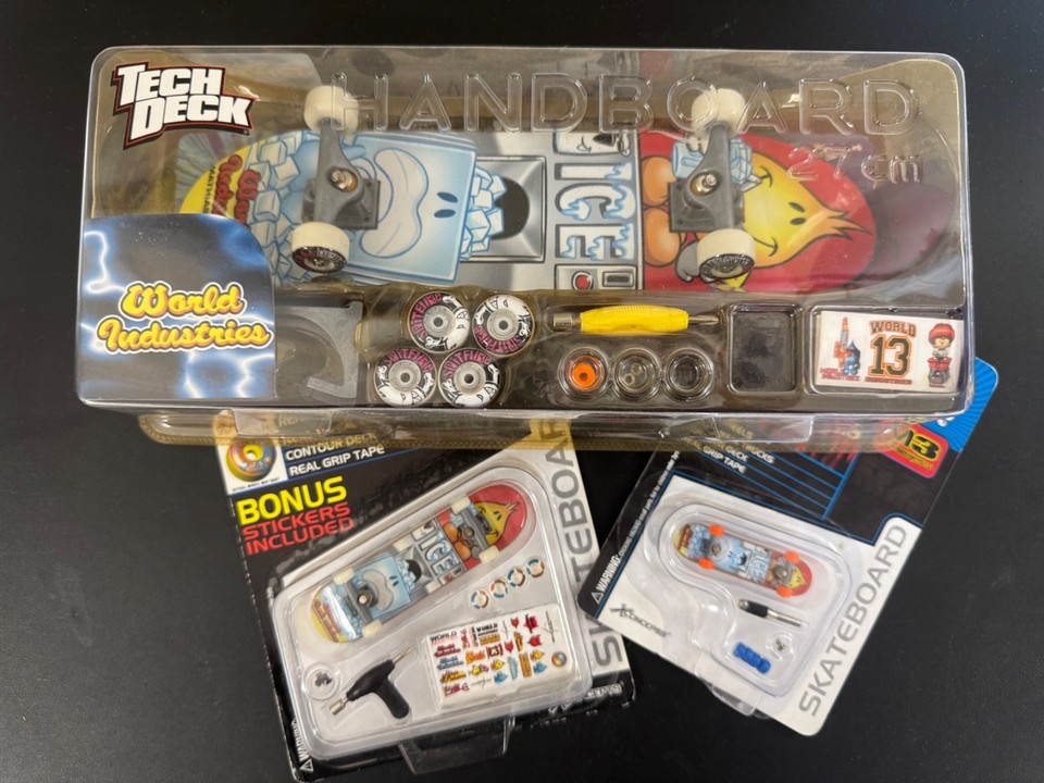 World Industries Skateboard Tech Deck Rare Nice Shape Blind Hookups ...