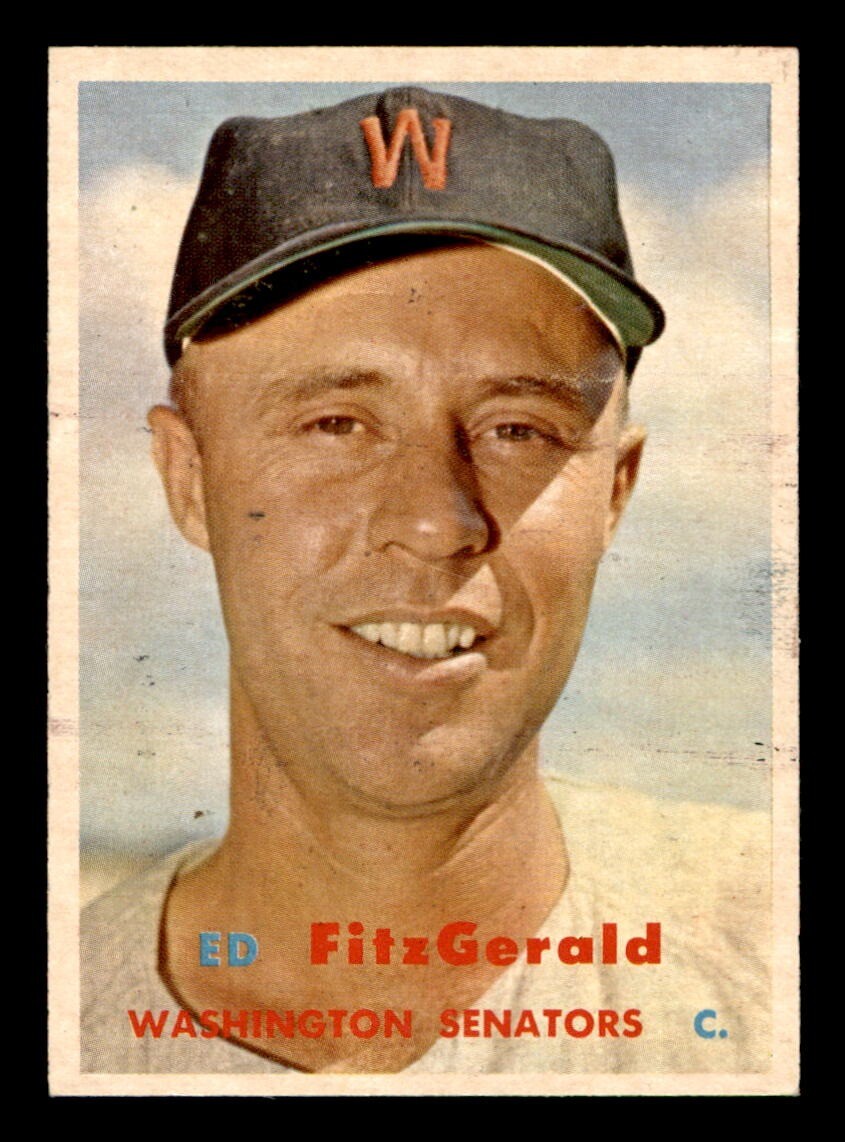 1957 Topps Baseball #367 Ed FitzGerald NM | eBay