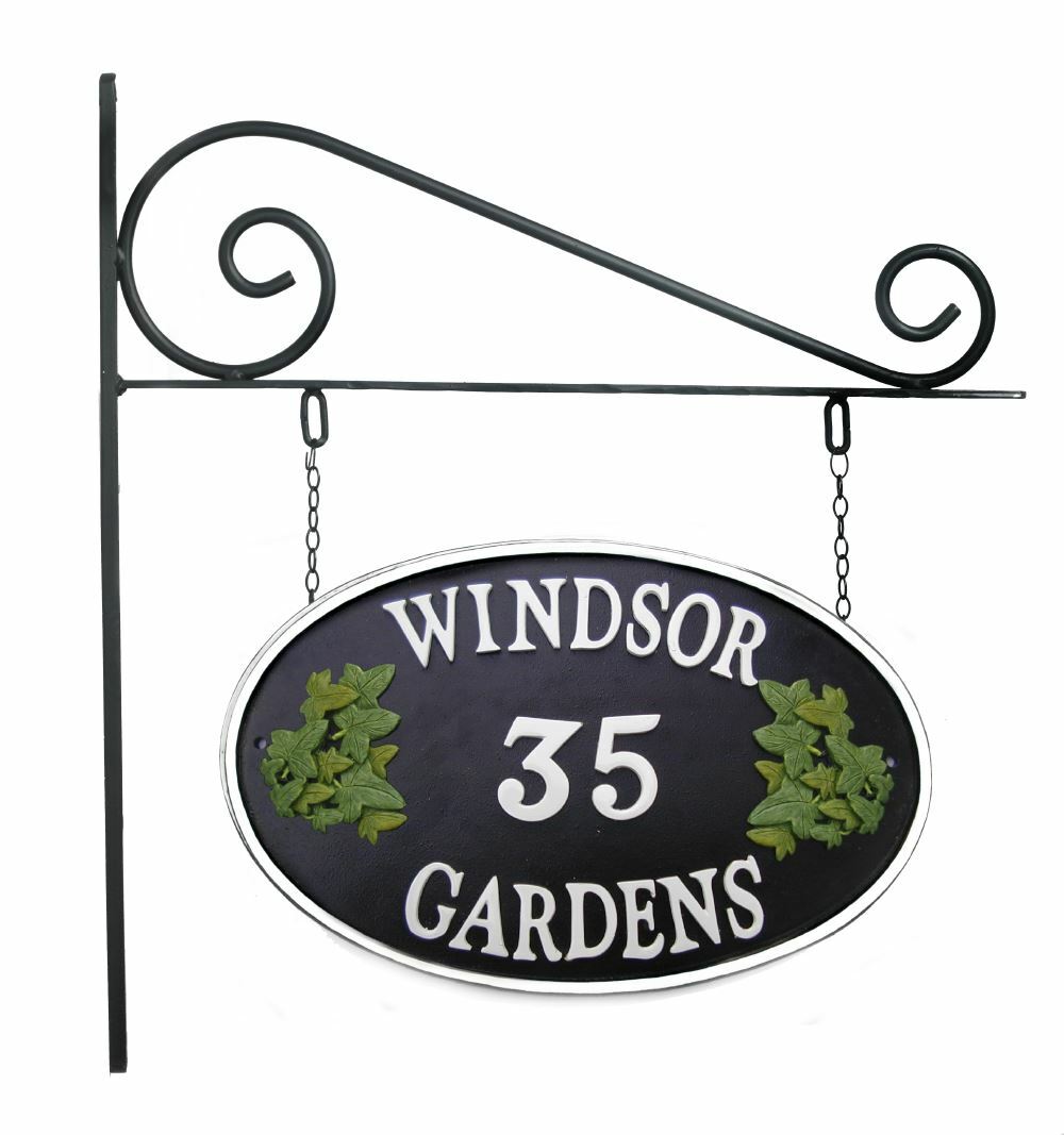 Wrought Iron House Signs Reflect Your Personality With A Bespoke Cast