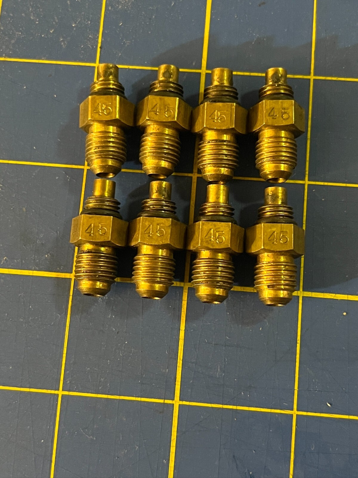 Nozzles, #45, Enderle, 8ea.,Fuel injection, blown alcohol, 6-71, 671, 8 ...