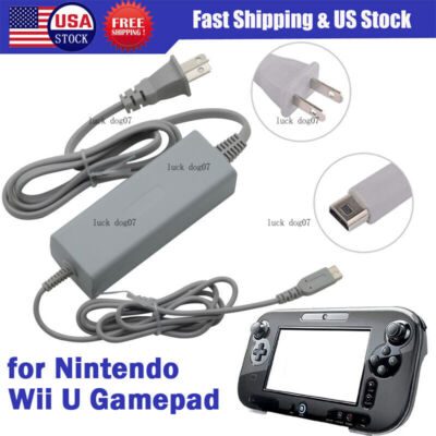 Gamepad Charger for Nintendo Wii U AC Adapter Charging Cable Power ...