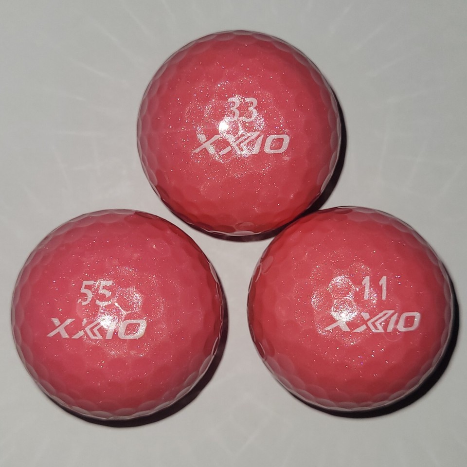 12 XXIO Eleven Ruby Red Ladies Used Golf Balls - 5A Grade AAAAA | eBay