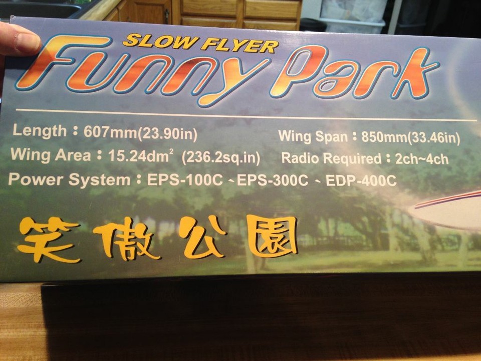 GWS Funny Park Slow Flyer RC Airplane ARF Kit With Motor System | eBay