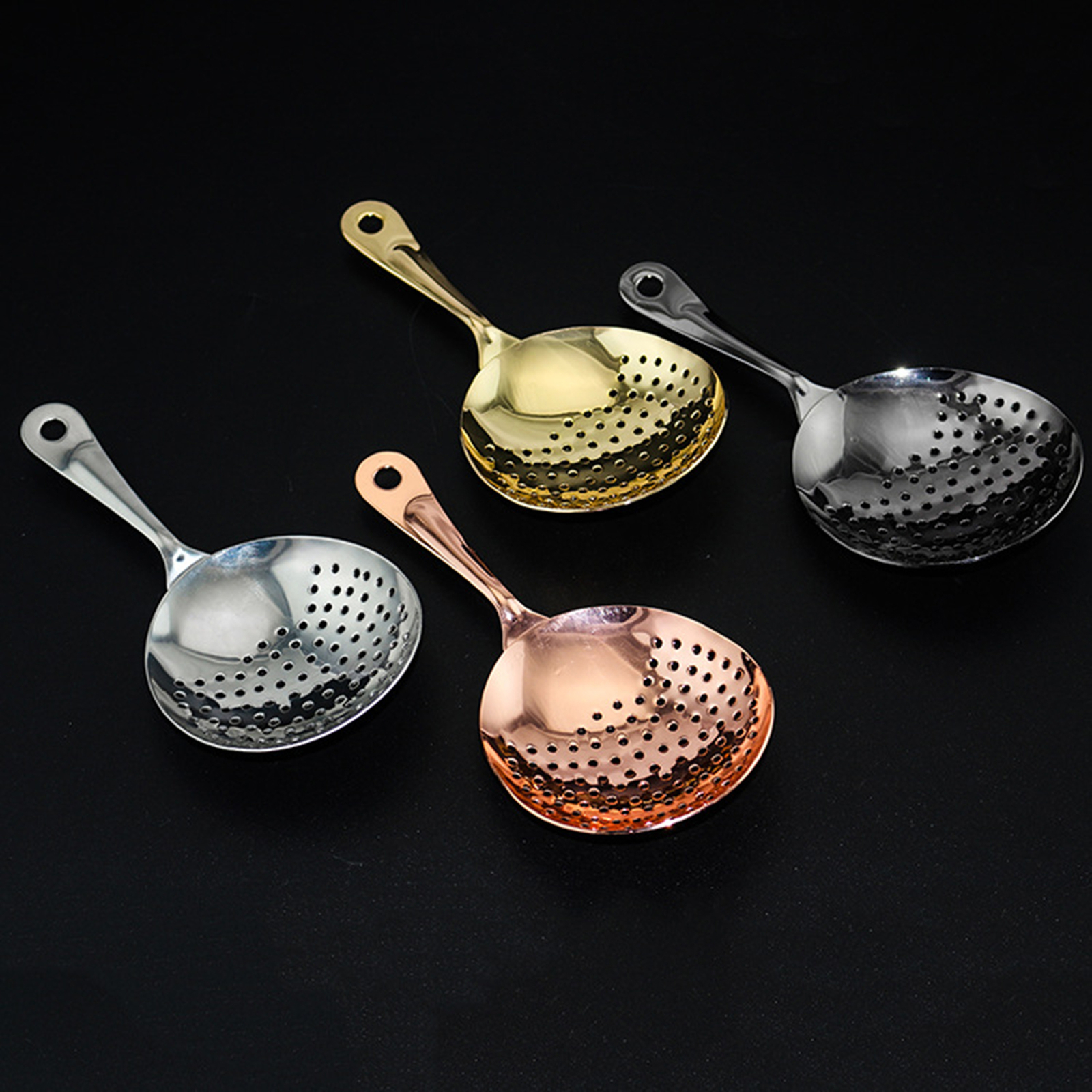 Cocktail Strainer Spoon Fast Drain Heat-resistant Ergonomic Handle ...