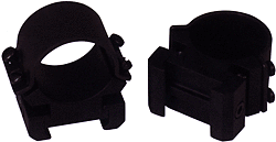 Weaver Sure Grip Windage Adjustable Scope Rings Medium 1in Matte Black ...