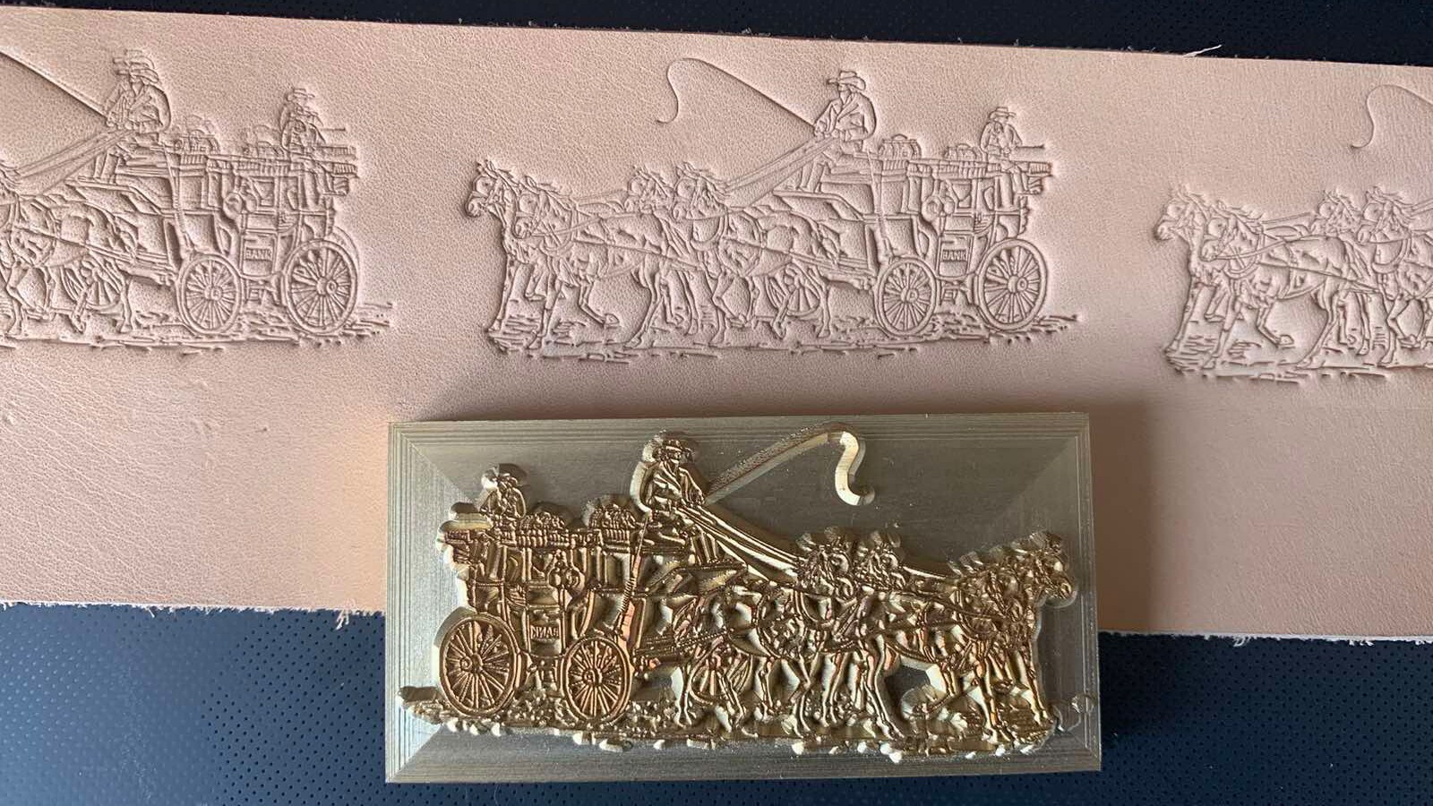 Brass Leather Stamp Cowboy, Stamp For Leather Embossing, Custom Stamp ...