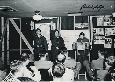 RICHARD SCHIFTER RITCHIE BOYS ARMY INTELLIGENCE RARE SIGNED PHOTO | eBay