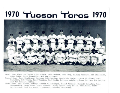 1970 TUCSON TOROS 8X10 TEAM PHOTO PCL BASEBALL USA ARIZONA | eBay
