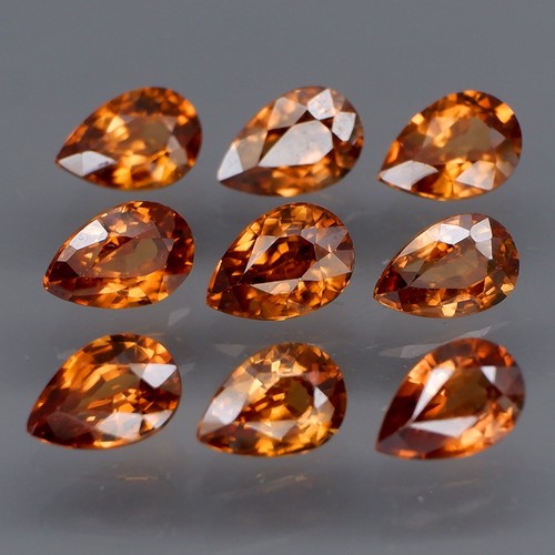 Pear Shape 6x4 mm.Very Good Color! Natural Imperial Zircon Tanzania ...