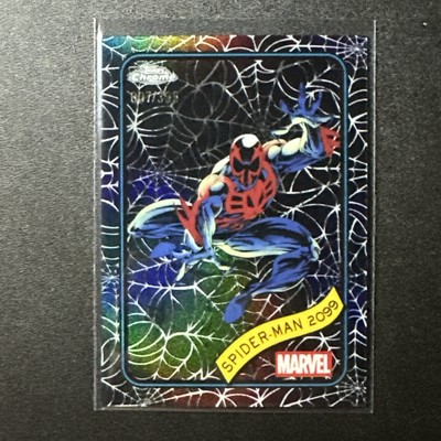 2025 Topps Chrome Marvel spider-man 2099 BLACK SPIDER WEB REFRACTOR ...