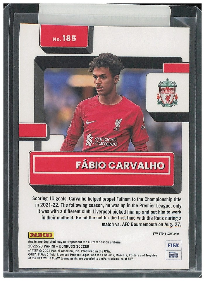 2022-23 Panini Donruss Fábio Carvalho Rated Rookies RC #185 | eBay