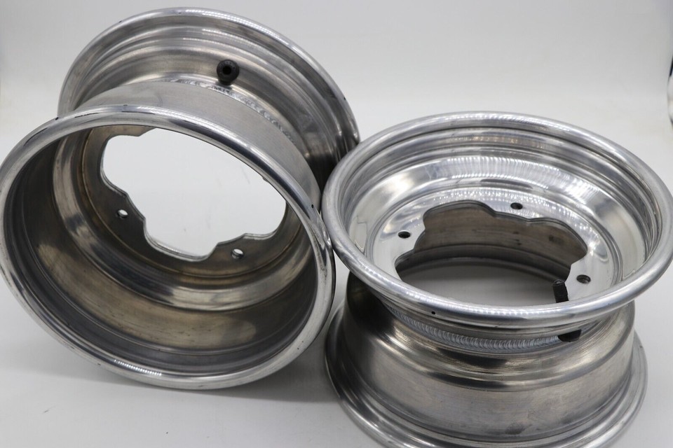 2 x 10" front aluminum wheels rims 4x156 Yamaha Banshee Raptor YFZ450r ...