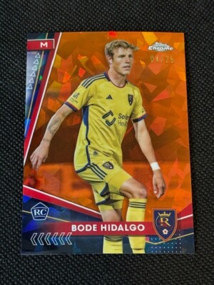 Bode Hidalgo 2024 Topps Chrome Sapphire MLS #179 Orange Refractor /25 ...