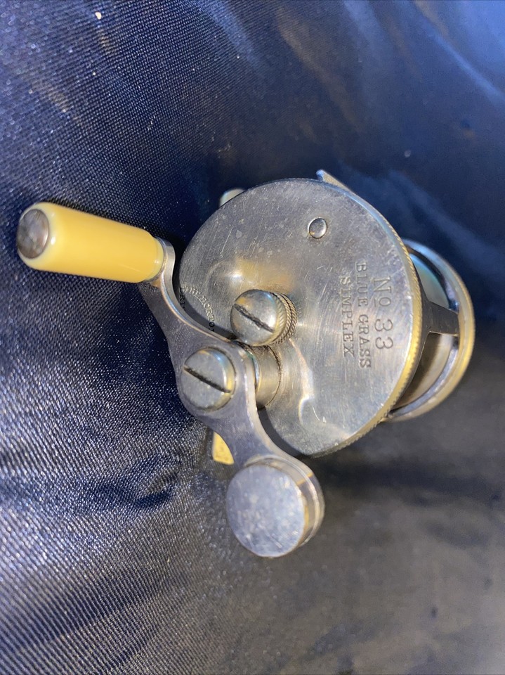 Vintage Horton Mfg No. 33 Blue Grass Simplex Reel. | eBay