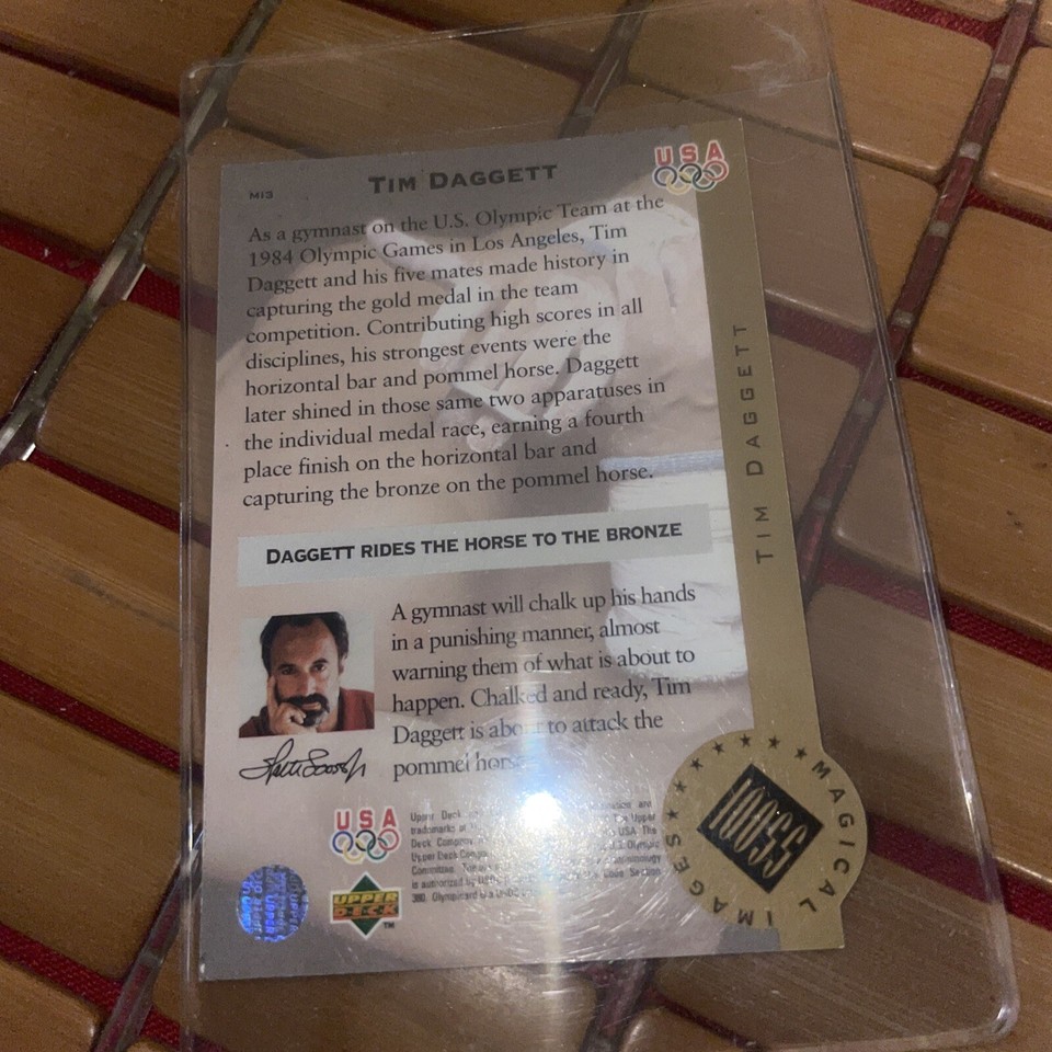 Tim Daggett Upper Deck 1996 USA Olympicard Trade Card | eBay