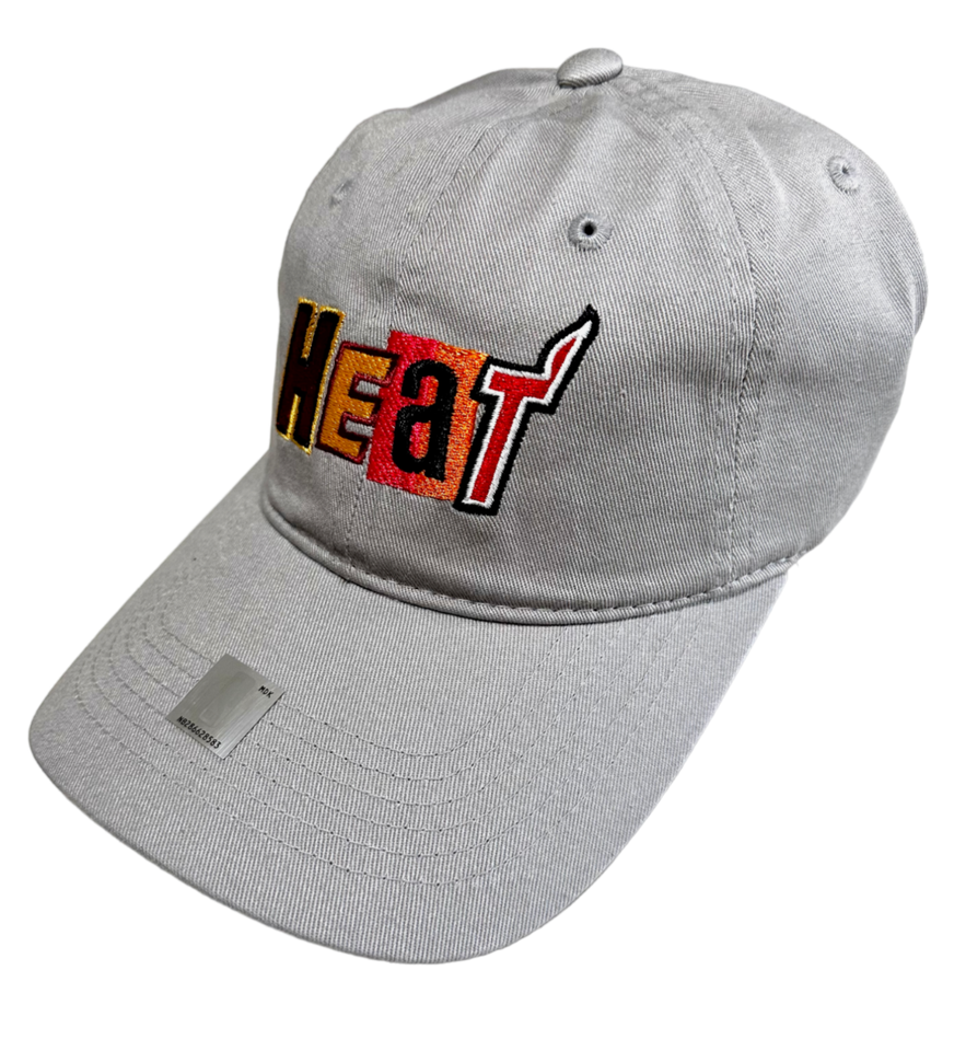 New Miami Heat Mashup VOL. 2 Strapback Wordmark Hat Cap Gray Mashup ...