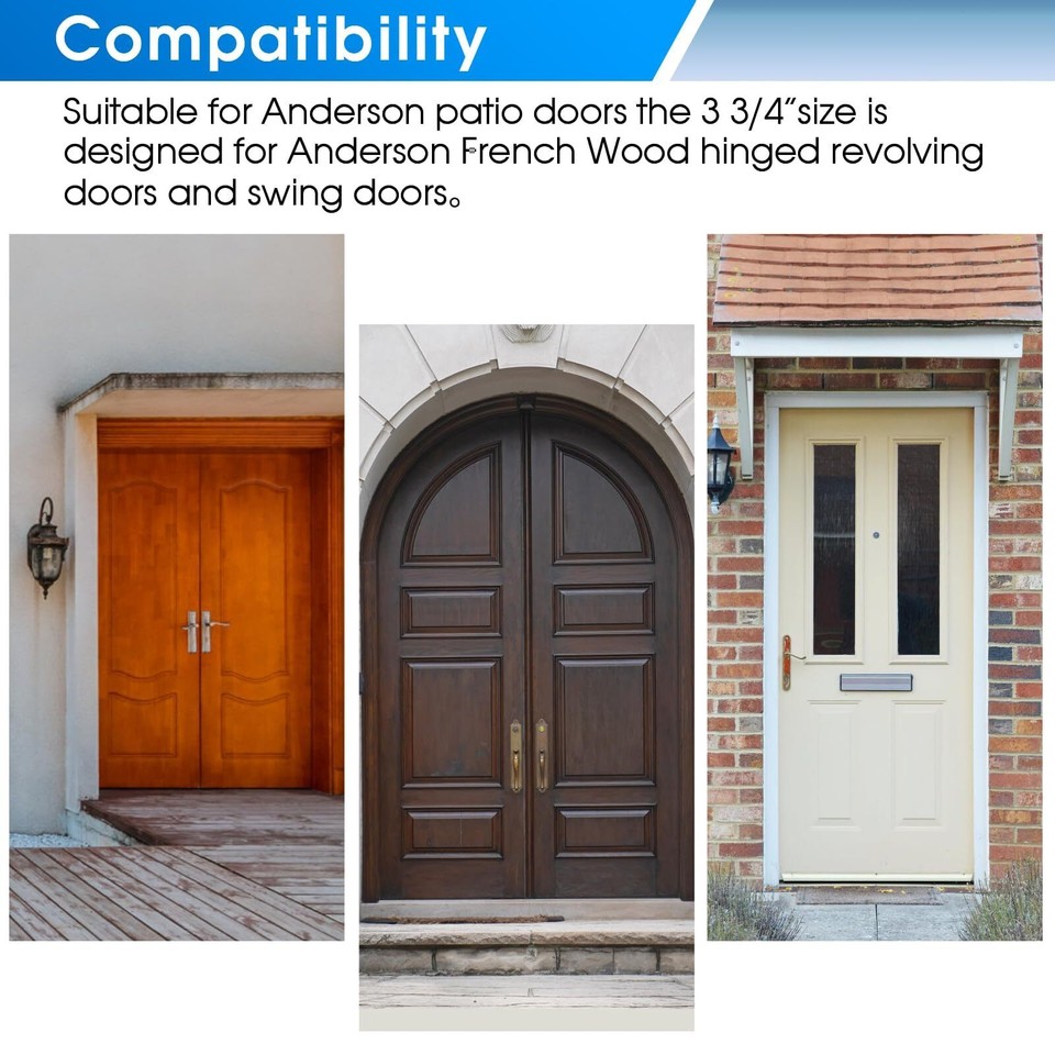 3-3/4 in Door Spindle Compatible with Andersen Pella Larson Latch ...