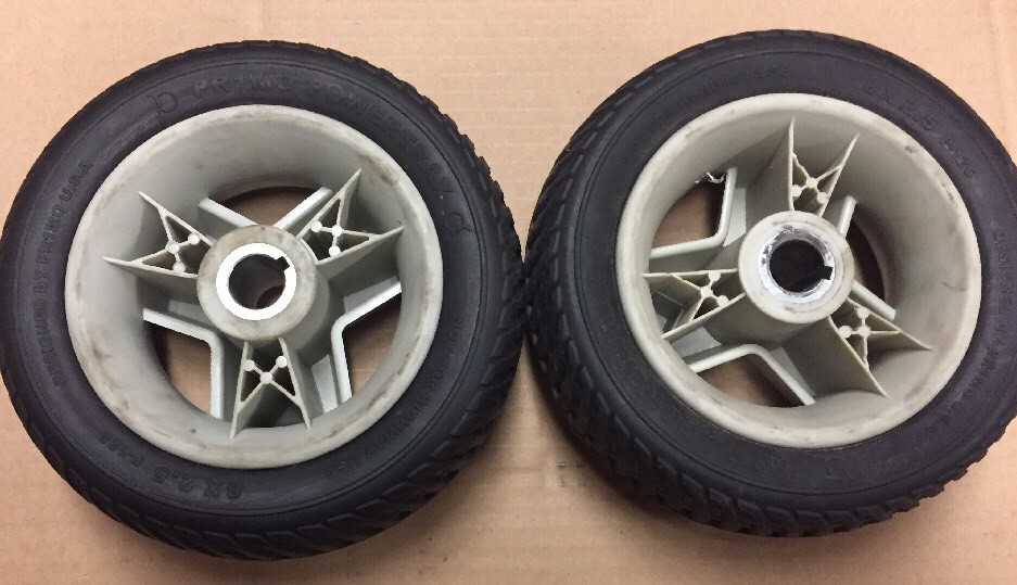 Pride Rear Wheels For Go-Go Elite Travallar and LR Tires Rim 8x2.5 P ...