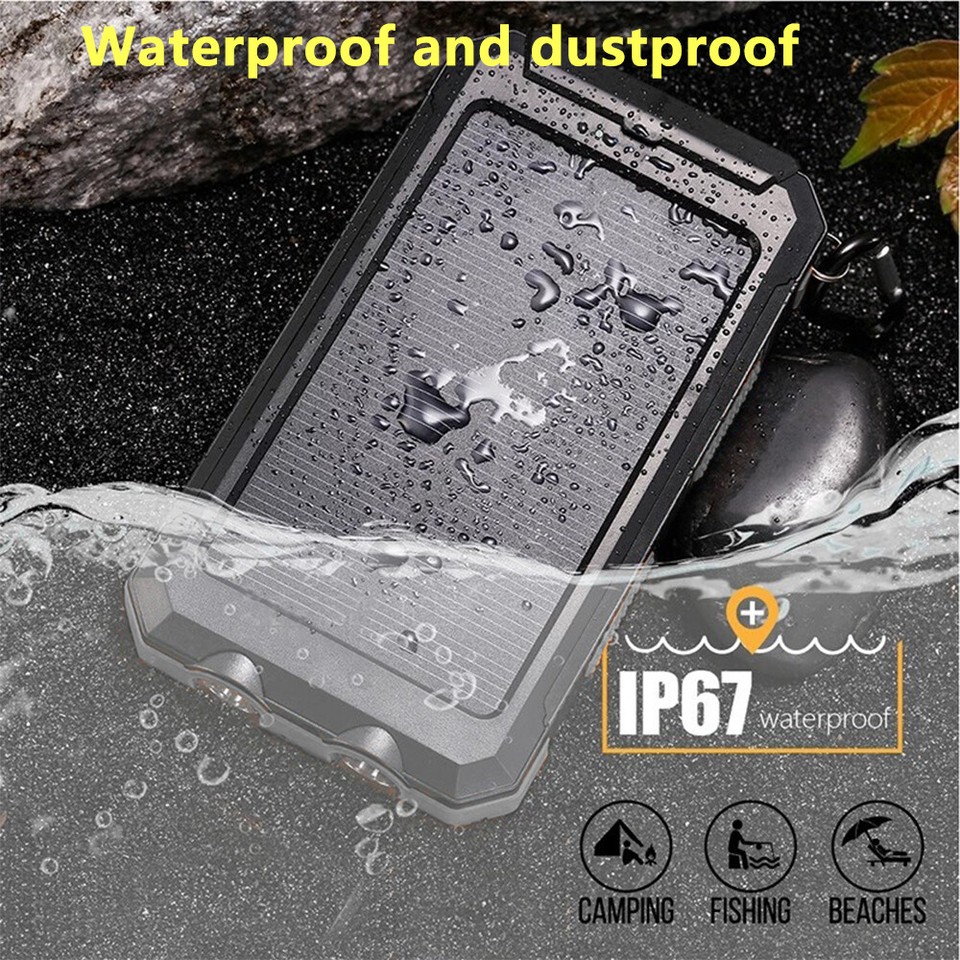 Outdoor Emergency Survival Kit Tactical Gear Camping Tool + Solar Power ...