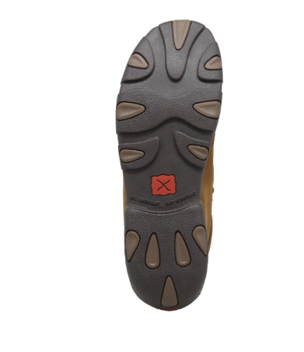 Twisted X Men's Brown Driver Moc Steel Toe Lace-Up Shoe MDMST01 | eBay