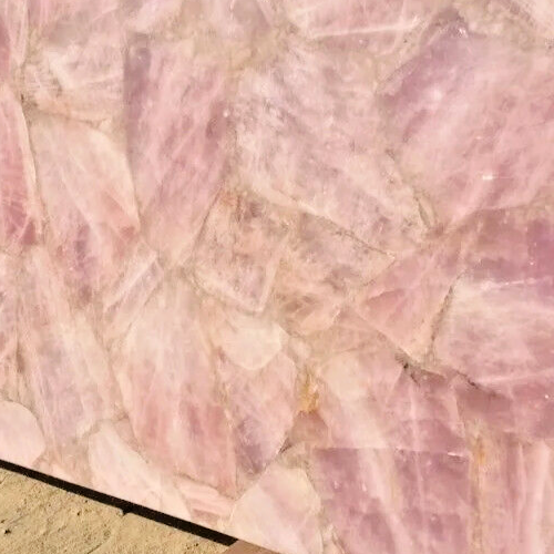 Kitchen Countertop, Rose Quartz Table Top, Quartz Center Slab Top, Home ...