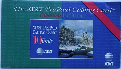 AT&T PrePaid Calling Card Special Edition 10 Units $10.00 New | eBay