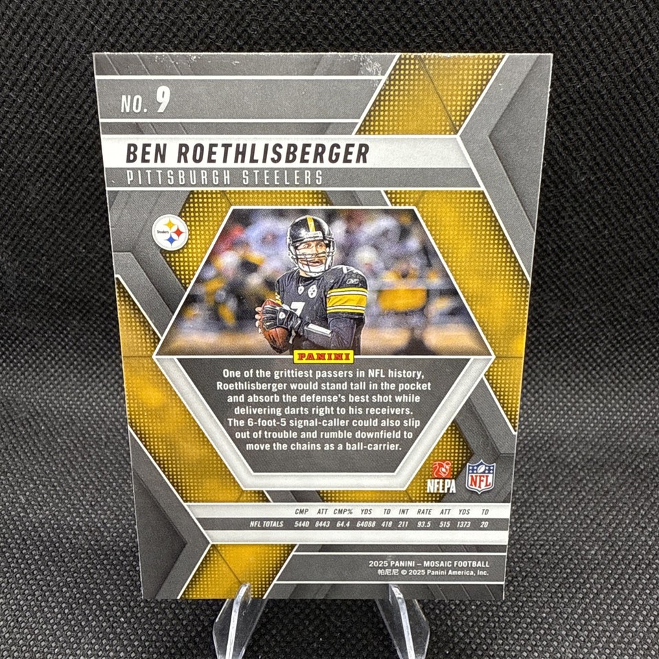 Ben Roethlisberger - 2025 Panini Mosaic #9 - Steelers | eBay