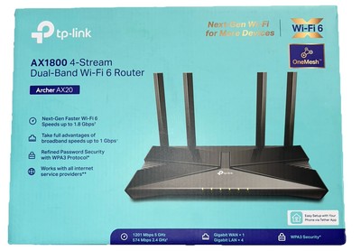 TP-Link Archer AX1450 WiFi 6 Router - High-Speed Dual-Band NEW | eBay