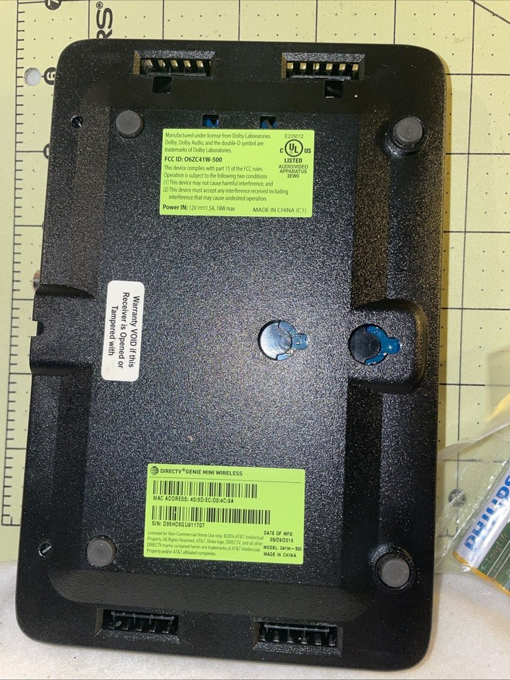 DIRECTV Genie Mini Wireless Model C41W-500 With Remote No Power Supply ...