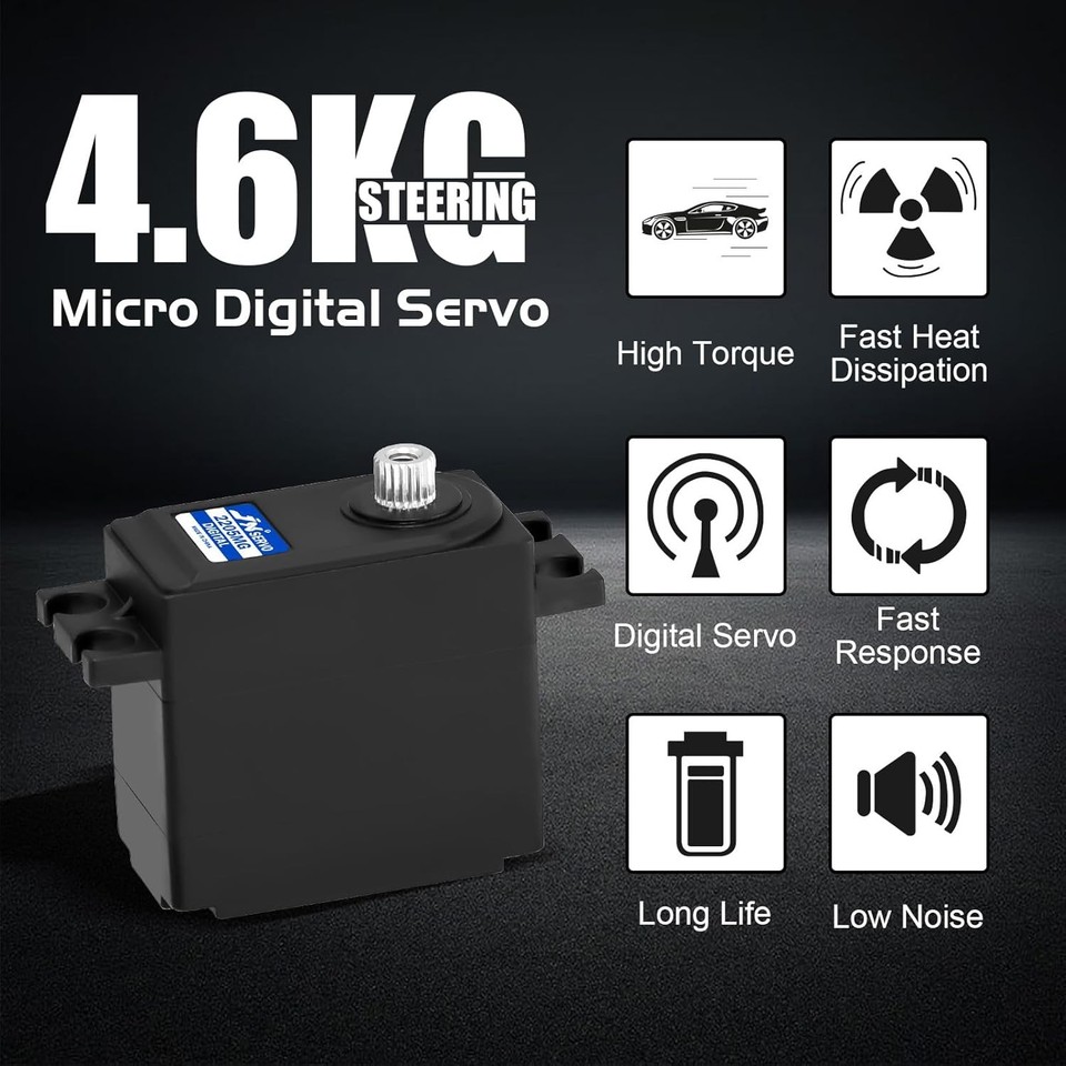 GOUPRC 22G Micro Digital RC Servo Metal Gears for Hyper Go 1/14 H14BM ...