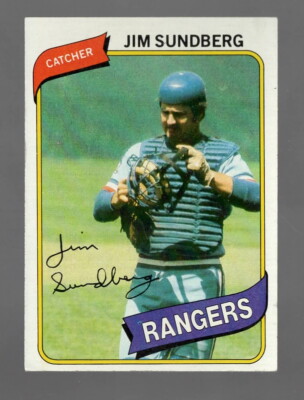 1980 Topps #530 Jim Sundberg Excellent/NM | eBay