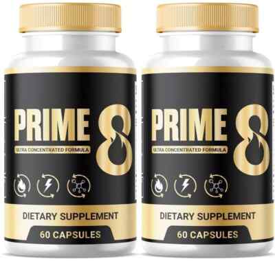 2 Packs Prime 8 Pills for Men Male Performance Supplement USA Made ...