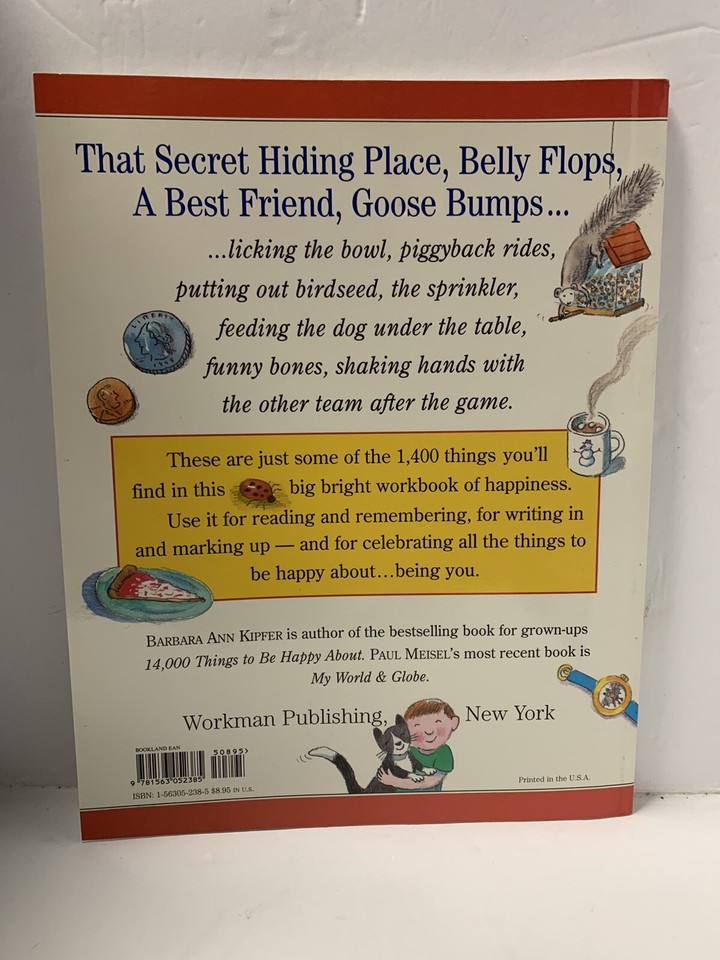 1,400 Things for Kids to Be Happy About by Barbara Ann Kipfer (1994 ...