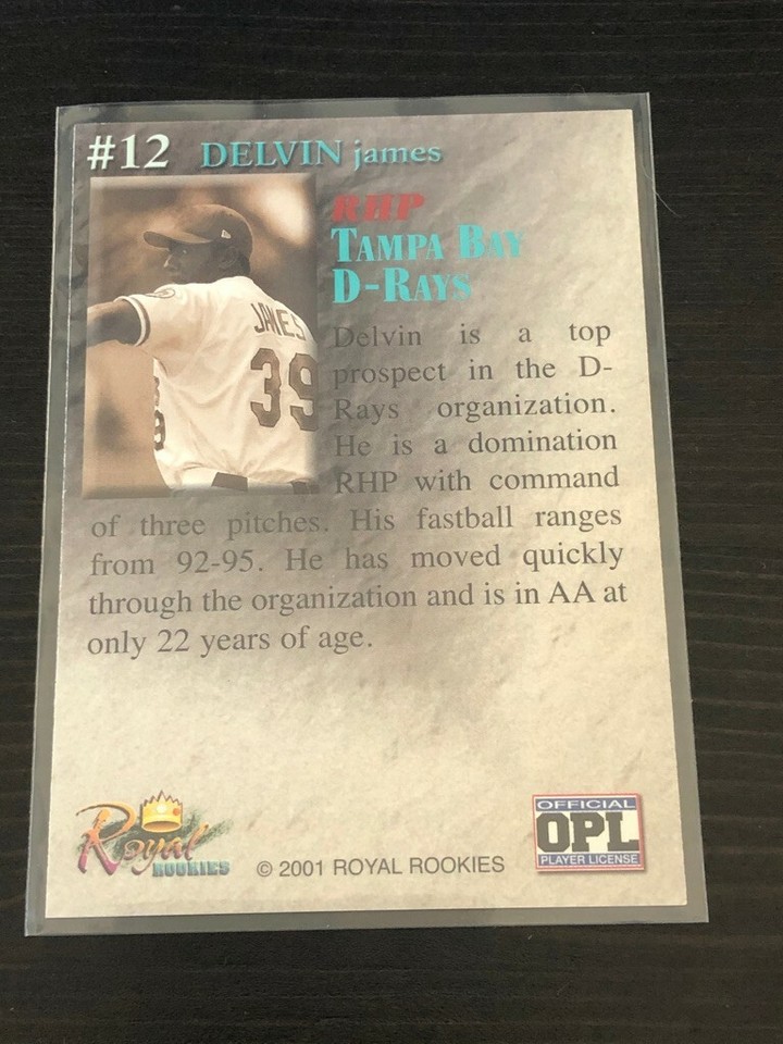 2001 Royal Rookies Delvin James Rookie Auto #’d/5,950 | eBay