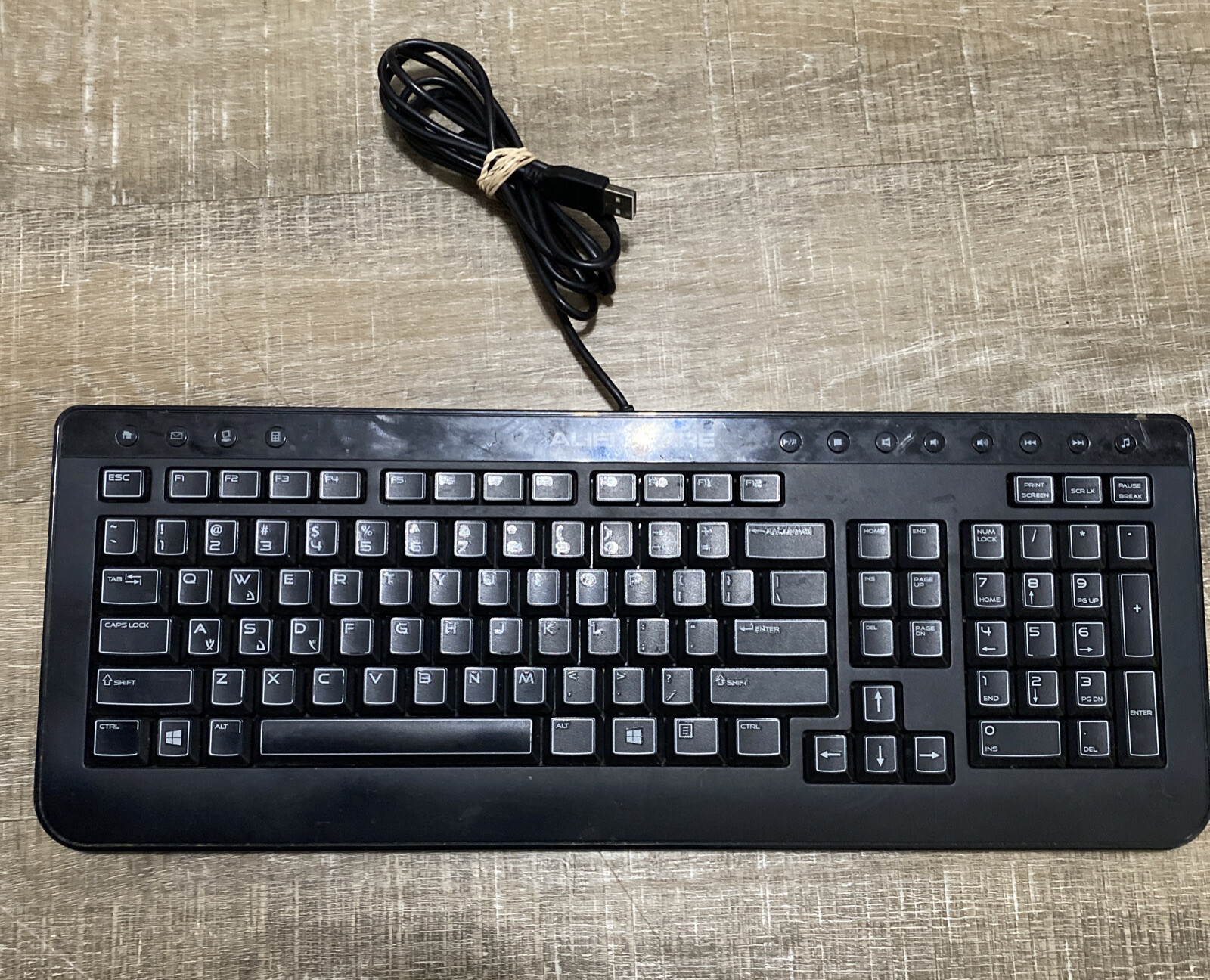 Alienware: Multimedia USB Slim Gaming Keyboard - SK-8165 | eBay