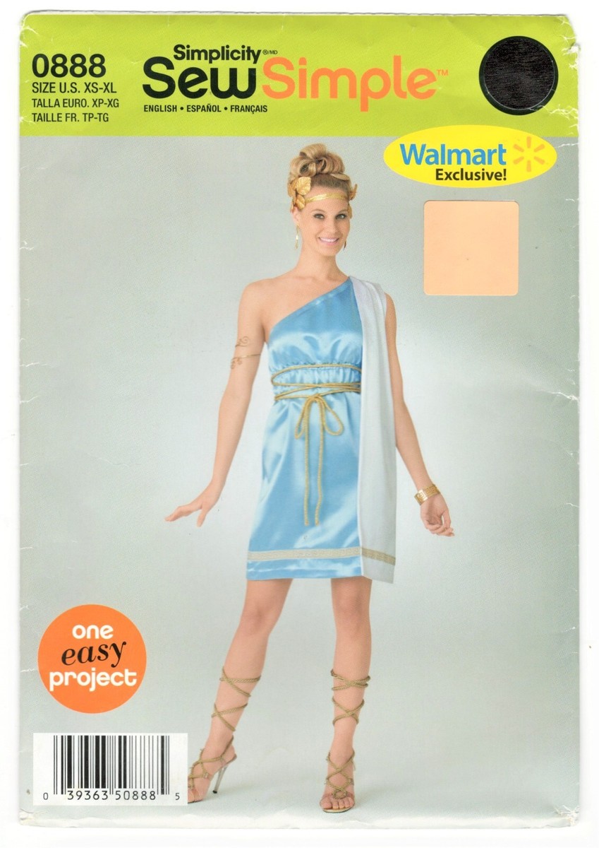 Greek Goddess Costume Pattern