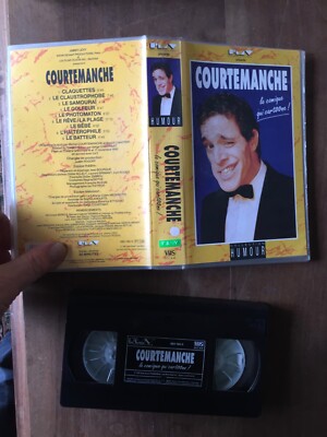 CASSETTE VIDEO VHS HUMOUR COURTEMANCHE le comique qui cartoone | eBay
