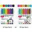 Monami Live Ink Liquid White Board Marker 6pcs (A-type or B-type) Vivid ...