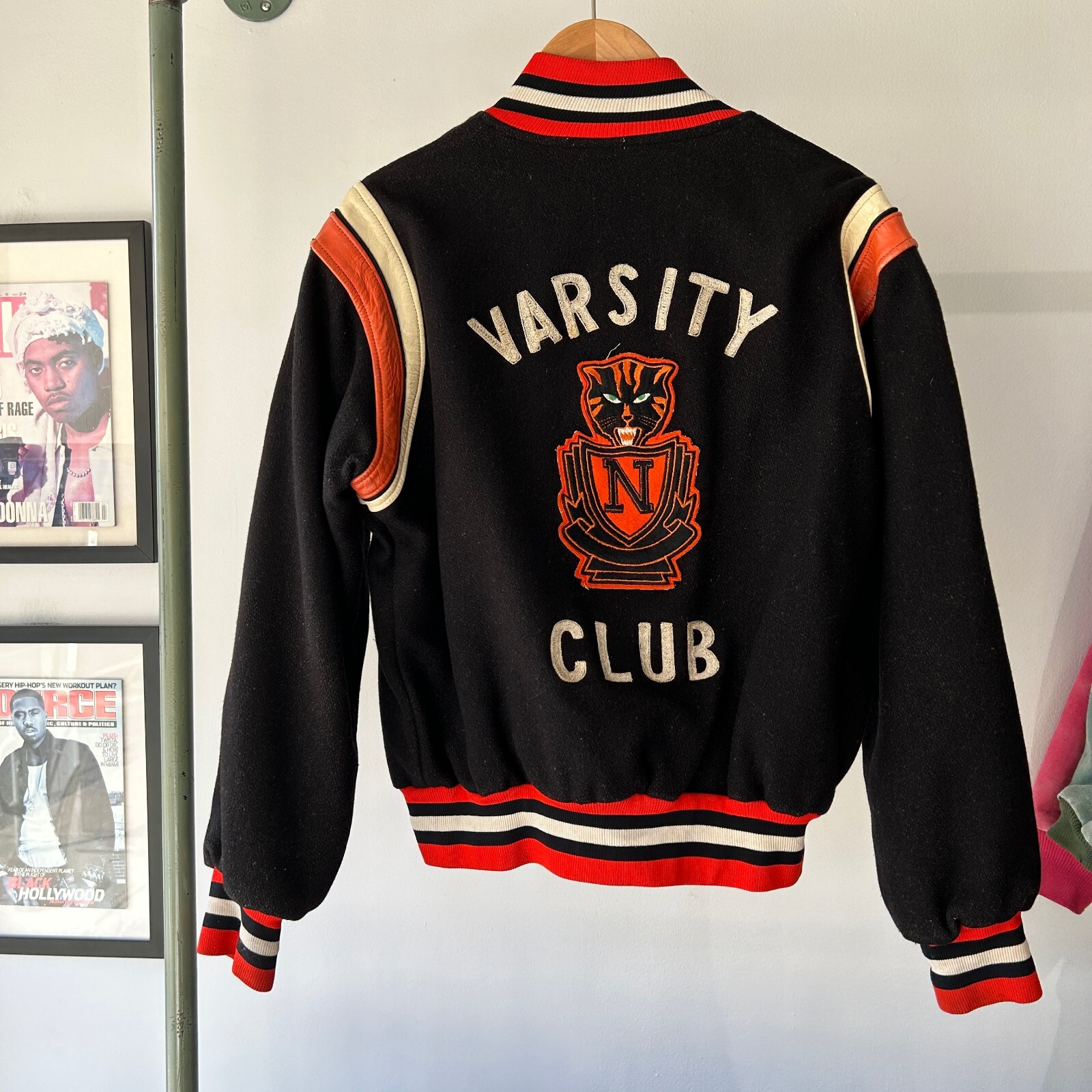 VINTAGE 1979 | Varsity Club Wool Chain Stitched Bombe… - Gem