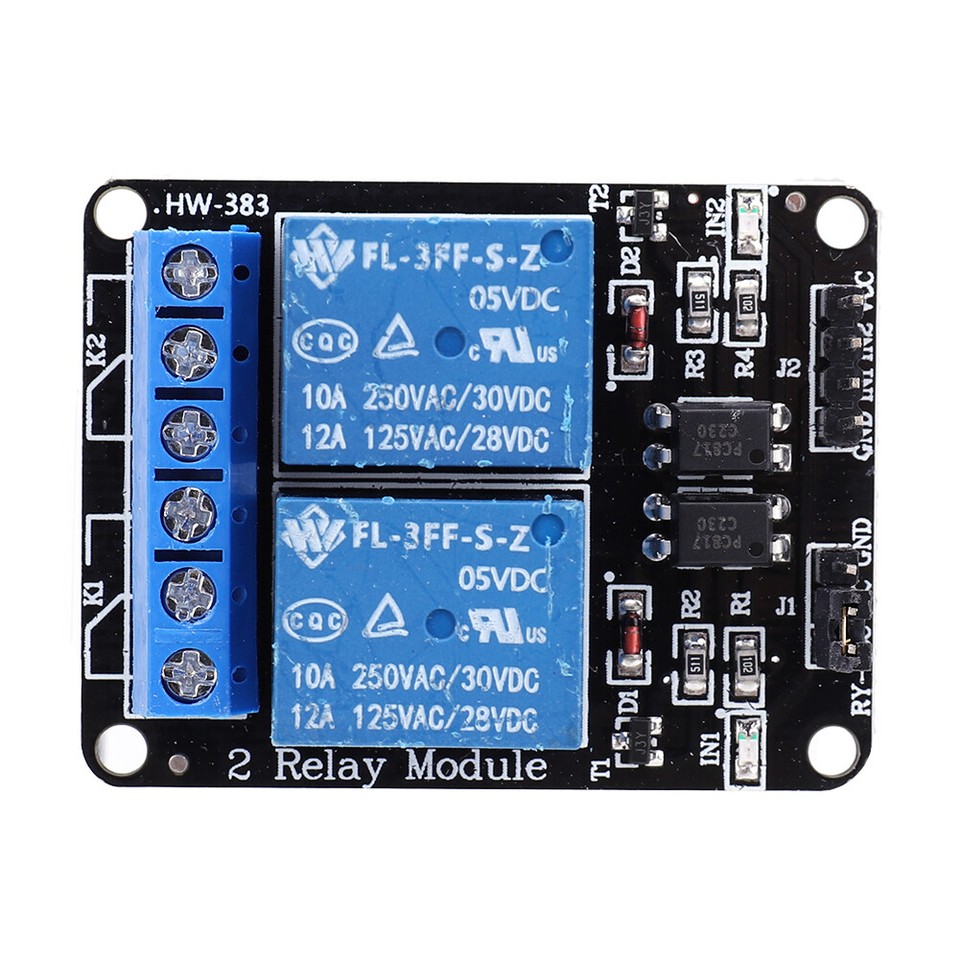 5V 12V 24V Relay Board 1 2 4 6 8 Channel DC Relay Module Electronic ...