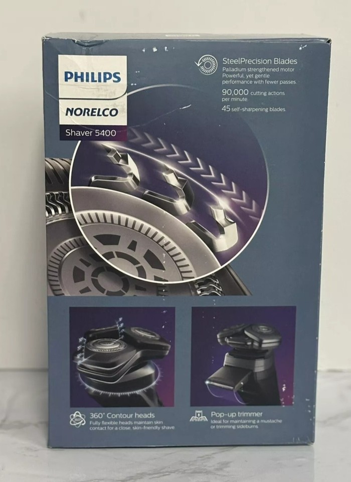 Philips Norelco Shaver 5400 SenselQ Technology Wet/Dry Shaver S5880/81 ...