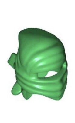 LEGO Green Princess Ninja Wrap Minifigure - 3346 Vintage Helmet ...