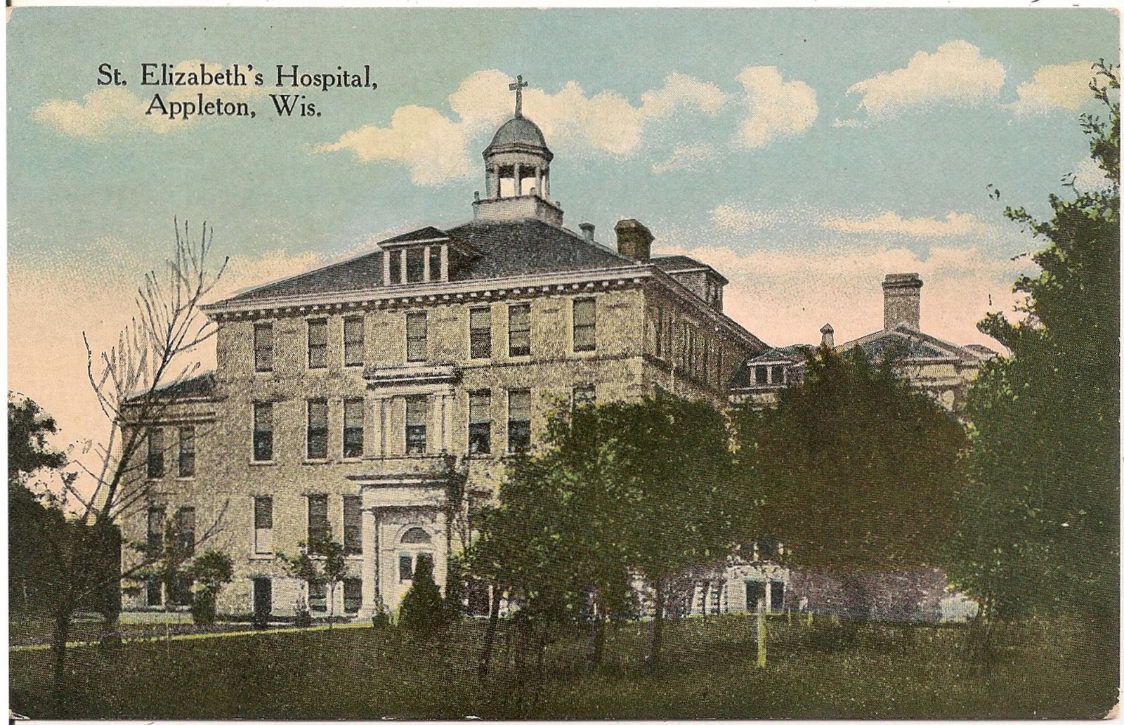 St. Elizabeth's Hospital in Appleton WI Postcard | eBay